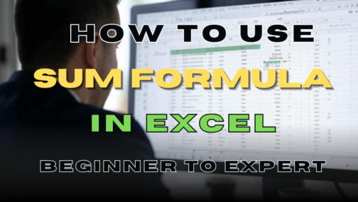 How to Use SUM Formula in Excel: A Beginner's Guide